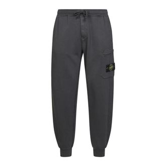 Stone Island Homme, Pantalons, Gris, Taille: XL Pantalon de jogging en molleton