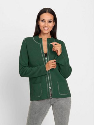 Heine Strickjacke Strickjacke Langarm