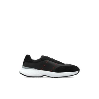 Kiton Homme, Chaussures, Noir, Taille: 40 1/2 EU Baskets Logo