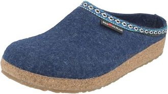 Haflinger Chaussons Mixte Adulte Grizzly Franzl 711001, Pointure:37 EU, La Couleur:Bleu