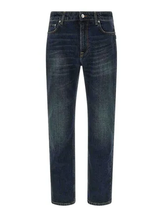 Department Five Straight Leg Jeans - Blau