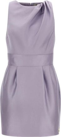 Elisabetta Franchi Femme, Robes, Violet, Taille: 42 FR Duchesse Mini Dress