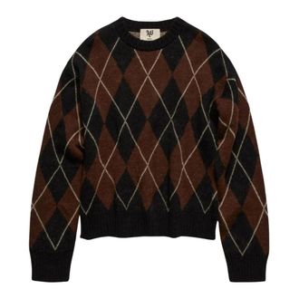 Aniye By Rebby Rundhals-Pullover - - Knitwear - Damen - Braun - M
