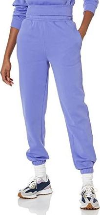 Amazon Essentials Pantalon de Jogging Décontracté, Taille Haute (Disponible en Grandes Tailles) Femme, Bleu Violet, XXL