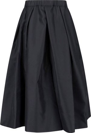 Comme Des Gar&ccedil;ons Gathered Midi Skirt