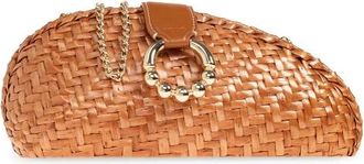 Rodo Femme, Sacs, Brun, Taille: ONE Size Logo Clutch