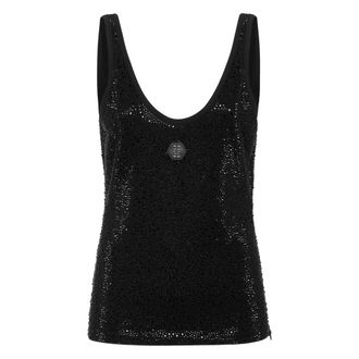 Philipp Plein Damen, Oberteile, Schwarzk, MGr&ouml;&szlig;e