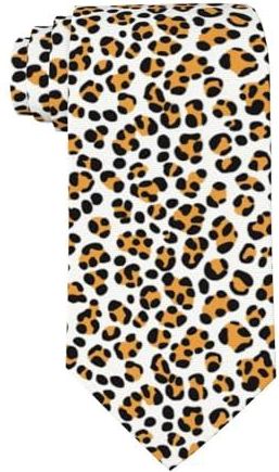 Generic Léopard Joueur Cravates Doux Cravate Décontractée Cravate Homme Pour Fêtes Célébrations Formelle