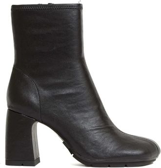 Ash Stiefel - Streamlined Nappa Leather Ankle Boots - Gr. 35 (EU) - in Schwarz - für Damen