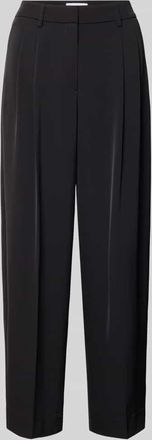 Comma Tapered Fit Hose mit Bundfalten