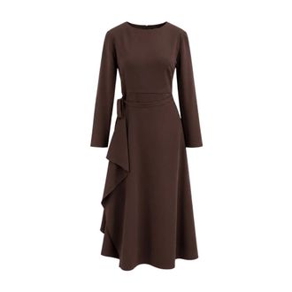 Liviana Conti Robes midi - Femme - Robes - Brun - Taille: 40 FR