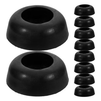 DOITOOL 100 St&uuml;ck Silikon M&ouml;belgleiter mit Schraubl&ouml;chern rutschfeste Quadratische Fu&szlig;pads Feuchtigkeitsbest&auml;ndig M&ouml;belbeinschoner f&uuml;r Waschmaschine Trockner 