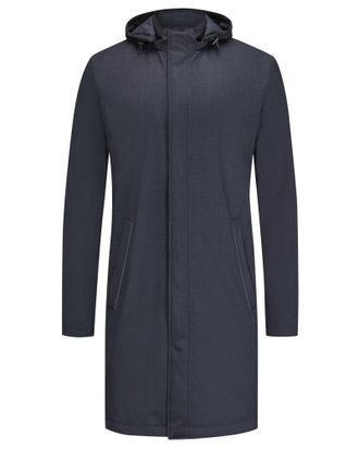 Roy Robson Wattierter Funktionsparka mit abtrennbarer Kapuze in