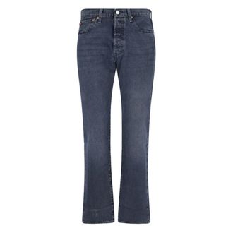 Levi's 501 Original Black Stretch - - Jeans - Herren - Blau - W38 L32
