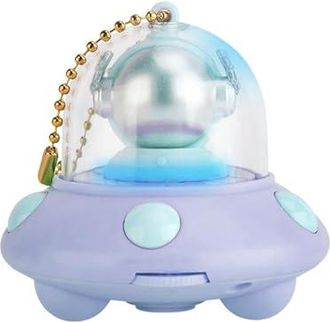 Generic Porte-cl&eacute;s jouet extraterrestre, porte-cl&eacute;s de vaisseau spatial extraterrestre, porte-cl&eacute;s de projection extraterrestre, porte-cl&eacute;s mignon avec projec