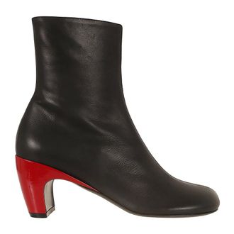 Dries Van Noten Femme, Chaussures, Noir, Taille: 35 EU 65 Bottines en cuir