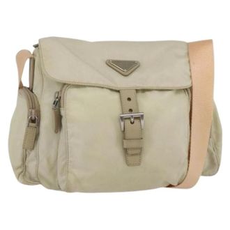Prada Sac bandouli&egrave;re vintage Pre-owned - Femme - Pre-owned - Beige - Taille: ONE Size