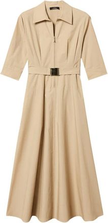 Twin-Set Actitude, Femme, Robes, Beige, Taille: 36 FR Robe Longuette