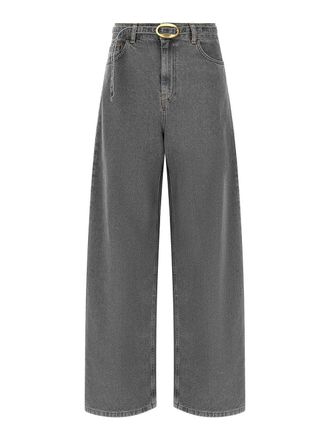 Twinset Jean Droit - Gris