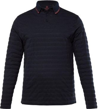 Boston Park Poloshirt Poloshirt Langarm Strukturjersey