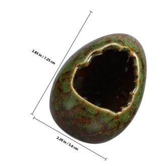 Garneck Keramik Trockeneisbeh&auml;lter Eif&ouml;rmig 8 St&uuml;ck Hitze und K&auml;ltebest&auml;ndig Blumenvase Dekor Sushi Zubeh&ouml;r f&uuml;r Hotel und K&uuml;che