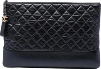 Chanel Pre-owned Gabrielle O Case - Femme - Pre-owned - Noir - Taille: ONE Size
