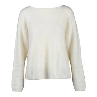 KANGRA Femme, Pulls, Blanc, Taille: 40 FR Pull Col Rond