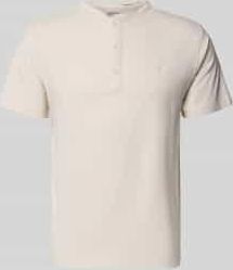 Superdry T-Shirt mit kurzer Knopfleiste