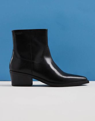 Vagabond Shoemakers Kelsey bottines western en cuir noires