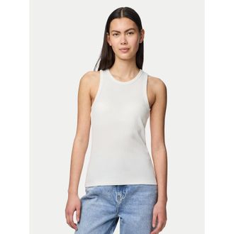 Pieces Top Ruka 17133673 Wei&szlig; Slim Fit