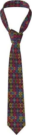 Generic Cravate Homme Ethnique, Color&eacute;, Ancien, G&eacute;om&eacute;trique, Color&eacute; Fine Necktie &Eacute;troit Cravate Pour Hommes Pour Accessoires C&eacute;l&eacute;brations F&ecirc;te