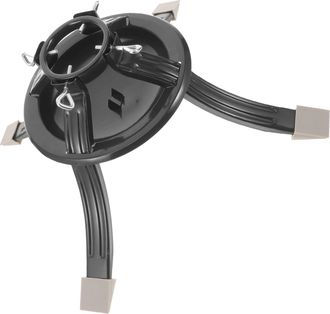 BESPORTBLE Gr&uuml;ner Weihnachtsbaumst&auml;nder aus Metall Verstellbarer Vierbeiniger Baumfu&szlig; aus Schmiedeeisen Stabiler Runder Sockel f&uuml;r Innenbereich und Vielseitige D