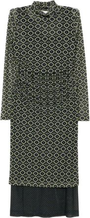 Dries Van Noten Femme, Robes, Gris, Taille: 38 FR Abito