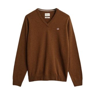 GANT Superfeiner Pullover Sweater - - Knitwear - Herren - Braun - S