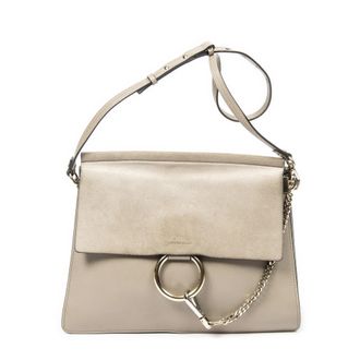 Chlo&eacute; Crossbody Bags - Medium Faye - Gr. unisize - in Grau - f&uuml;r Damen