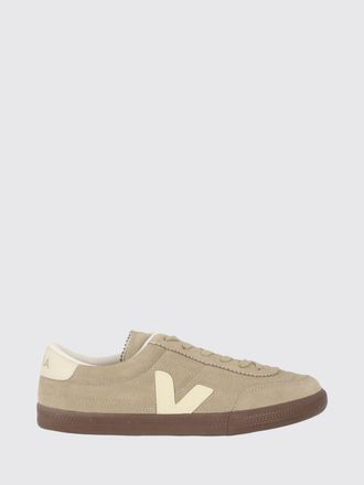 Veja Baskets basses matelass&eacute;es Panenka en su&egrave;de et cuir O. T