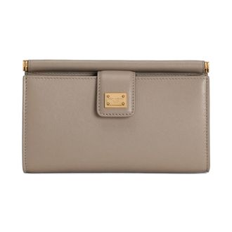 Dolce & Gabbana Femme, Sacs, Brun, Taille: ONE Size Leather Mini Bag