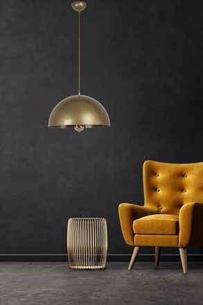 Opviq Elegant Antique Metal Chandelier, 40 cm Diameter, Adjustable Height 70 cm, E27 Max 40W, IP20 | Perfect for Living Room & Dining Spaces