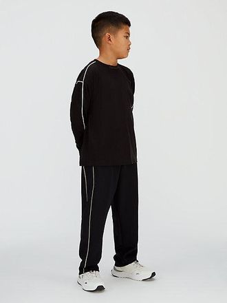 Calvin Klein Lockeres T-shirt Mit Paspelierung - Ck Black - Jungen - 10 Jahre (140 cm)