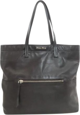 Miu Miu Pre-owned Tote Bag - - Pre-owned - Damen - Schwarzk - ONE SIZE