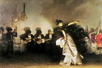 1art1 John Singer Sargent XXL Poster EL Jaleo, 1882 Plakat | Bild 120x80 cm