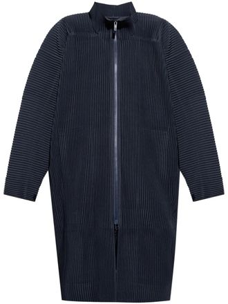 Homme Plissé Issey Miyake manteau January - Bleu