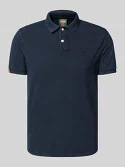 Superdry Regular Fit Poloshirt mit Label-Stitching