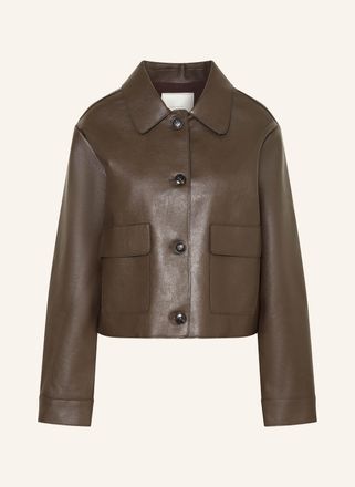 Neo Noir Neo Noir Jacke Romana In Lederoptik braun