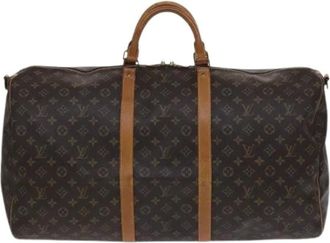 Louis Vuitton unisex, Pre-owned, Brun, Taille: ONE Size Sac Keepall bandouli&egrave;re Pre-owned