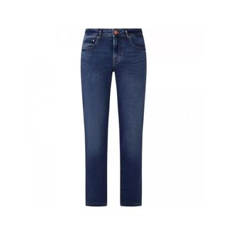 Manuel Ritz Blaue Jeans Slim Fit F&uuml;nf Taschen - - Jeans - Herren - Blau - W29