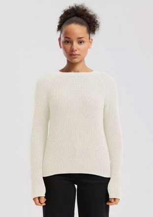 QS by s.Oliver Rundhalspullover Basic (1-tlg) Rundhals, langarm, Strick, Regular fit