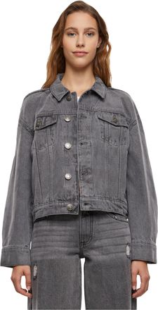 Urban Classics Damen Jeansjacke Ladies 80s Oversized Denim Jacket, l&auml;ssige Jeansjacke f&uuml;r Frauen, Oversized Fit