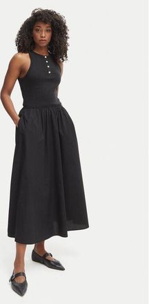 Tommy Hilfiger Kleid f&uuml;r den Alltag WW0WW49628 Schwarz Regular Fit