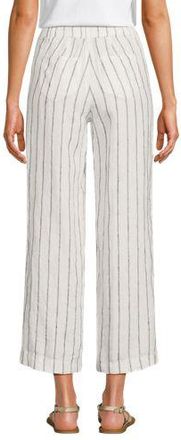 Lands End 7/8-Hose aus Leinen, Damen, Größe:46 regular, Weiß, by Lands End